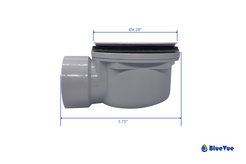 PVC Side Outlet Drain Assembly 1.5" and 2.0" – BlueVue