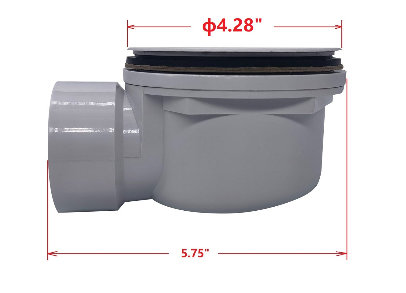 PVC Side Outlet Drain Assembly 1.5" and 2.0" – BlueVue