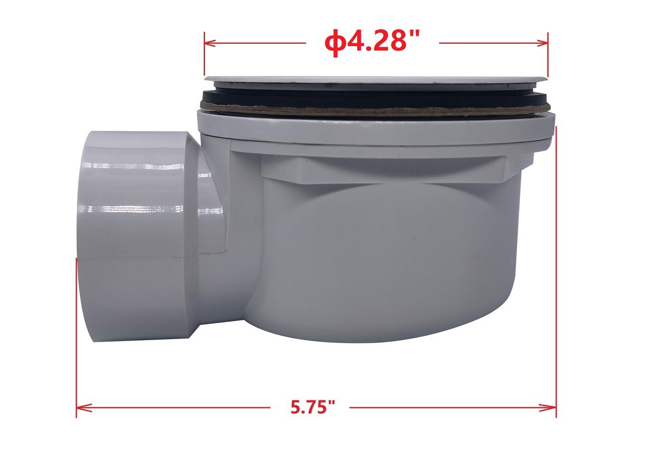 PVC Side Outlet Drain Assembly 1.5" and 2.0" – BlueVue