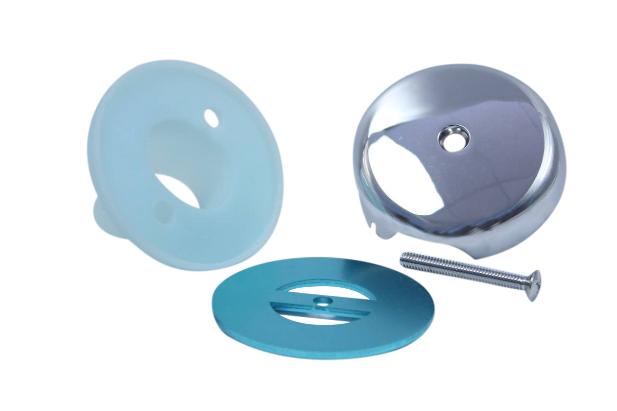 BIG Single Hole Overflow Gasket and Overflow Cover Kit for Stopping Tu ...