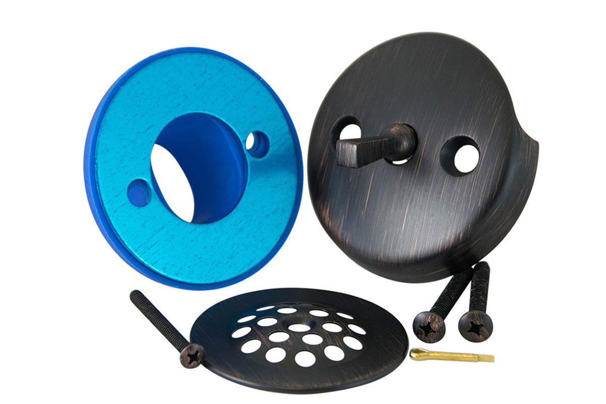 BIG Overflow Gasket, Trip Lever Cover, and Strainer Dome Cover Kit ...